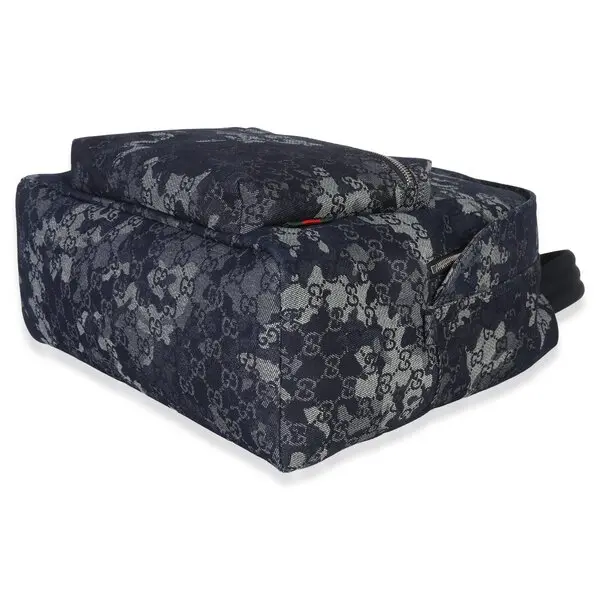 Gucci Gg Monogram Jacquard Denim Backpack