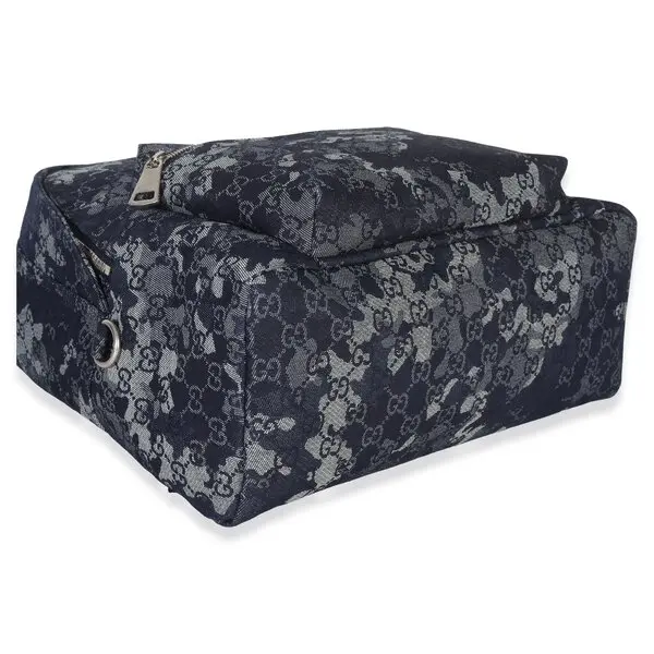 Gucci Gg Monogram Jacquard Denim Backpack