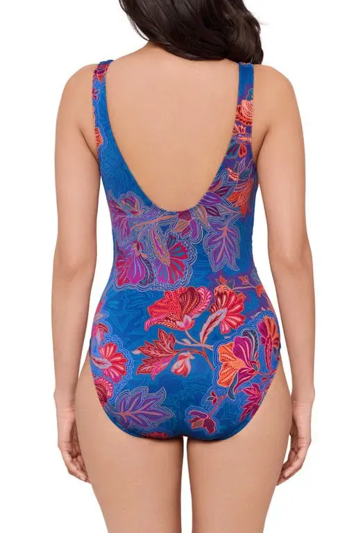 MIRACLESUIT® Decoupage Swizzle One-piece Swimsuit
