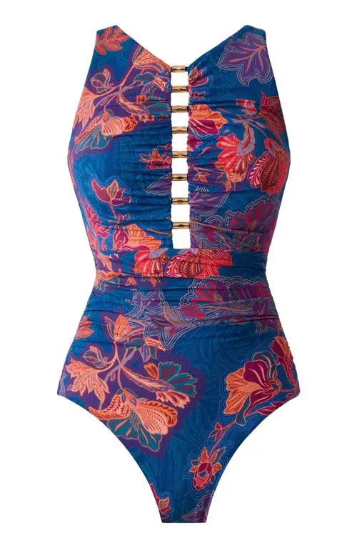 MIRACLESUIT® Decoupage Swizzle One-piece Swimsuit