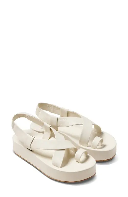 Beek Caracara Platform Sandal - Vanilla