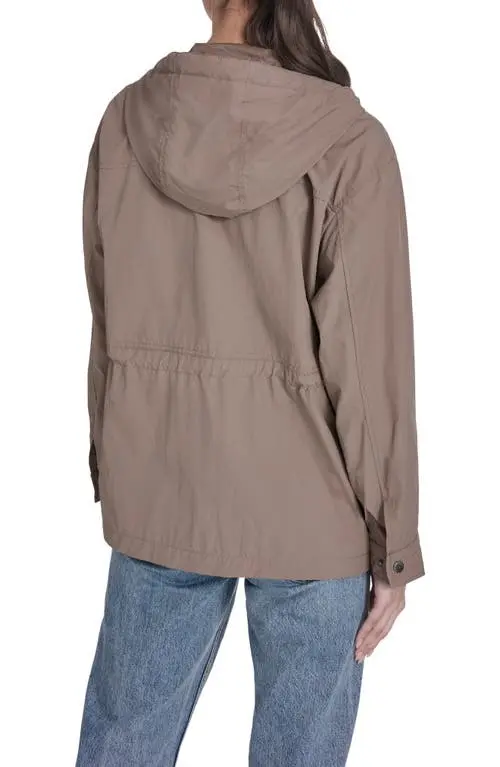 LEVI'S Water Resistant Hooded Jacket - Pinebark