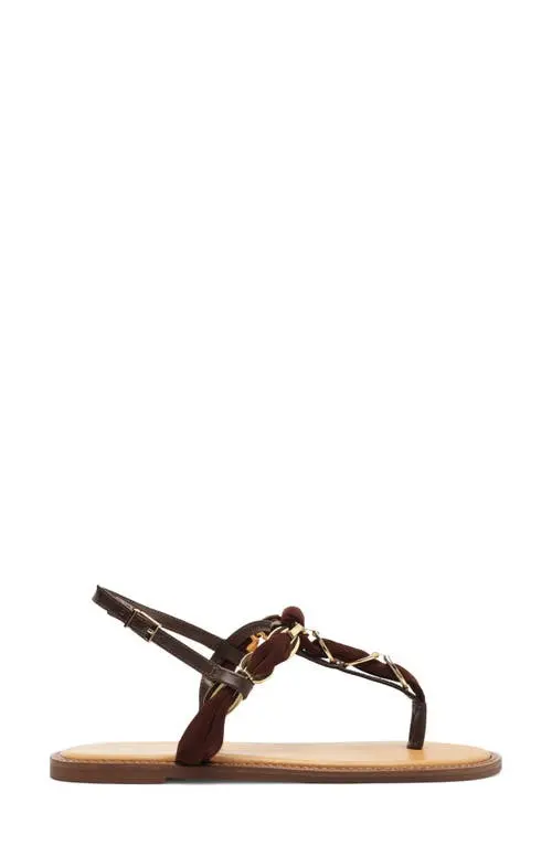 Schutz Camellia Slingback Sandal - Root Brown