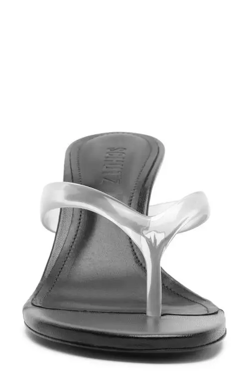 Schutz Roslyn Stiletto Heel Sandals - Black