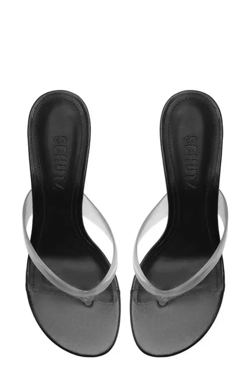 Schutz Roslyn Stiletto Heel Sandals - Black