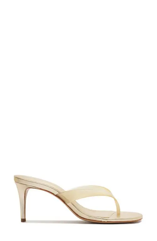 Schutz Roslyn Stiletto Heel Sandals - Platinum