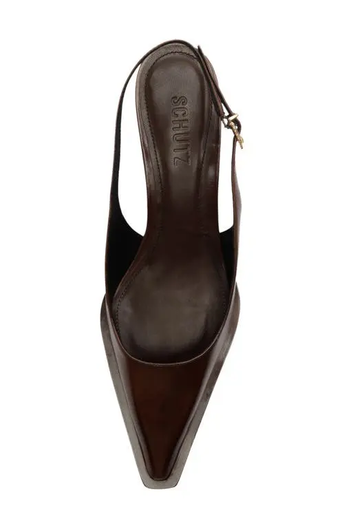 Schutz Daria Slingback Pump - Root Brown