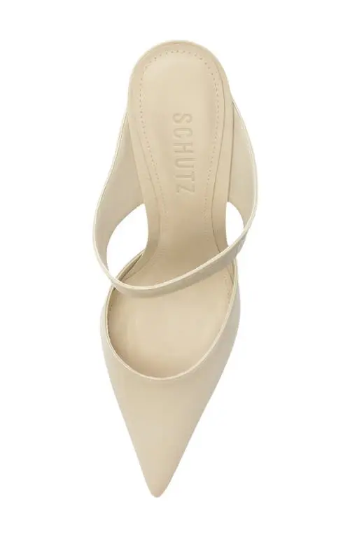 Schutz Laureen Pointed Toe Pump - Sugar White