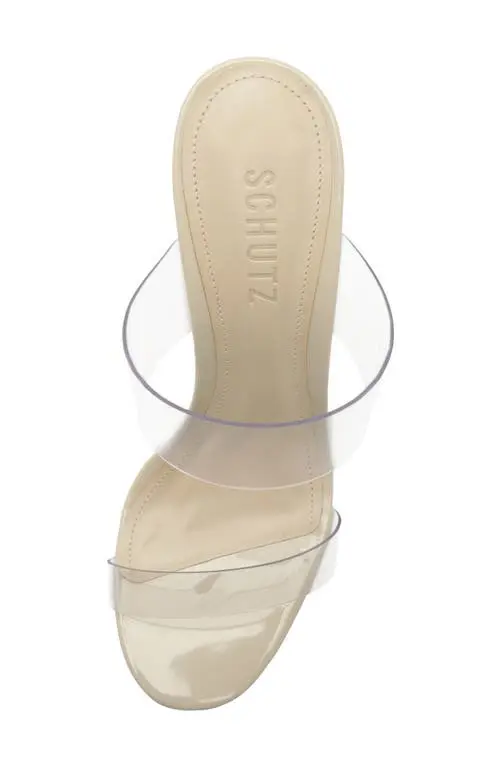 Schutz Ariella Platform Sandal - Sugar White
