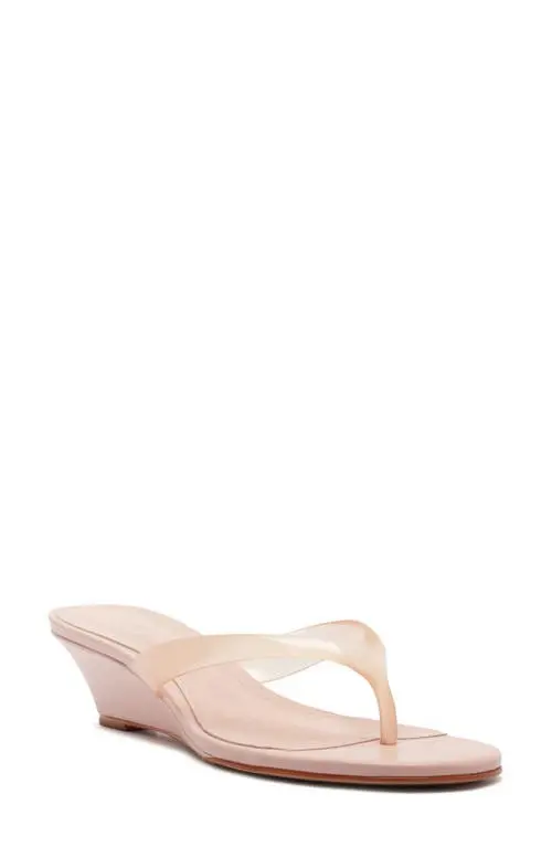 Schutz Roslyn Wedge Sandal - Cotton Candy