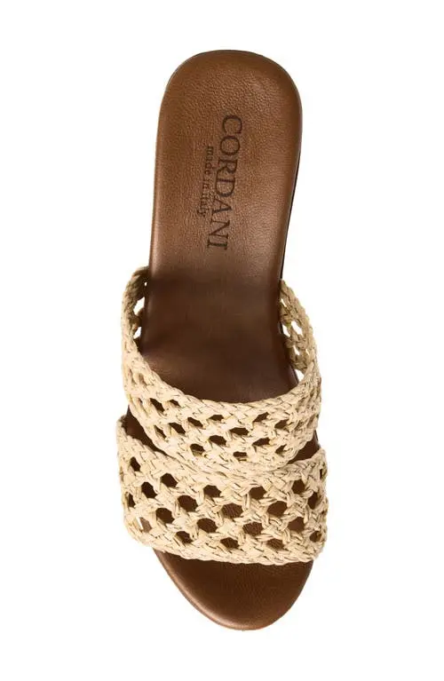 Cordani Wylie Jute Platform Clog - Natural Raffia
