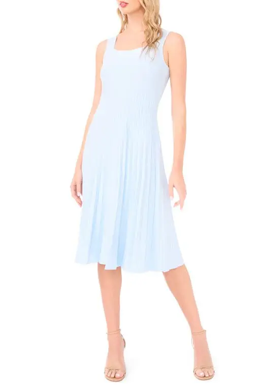 Halogen Sleeveless Knit Drop-waist Dress - Ocean Air