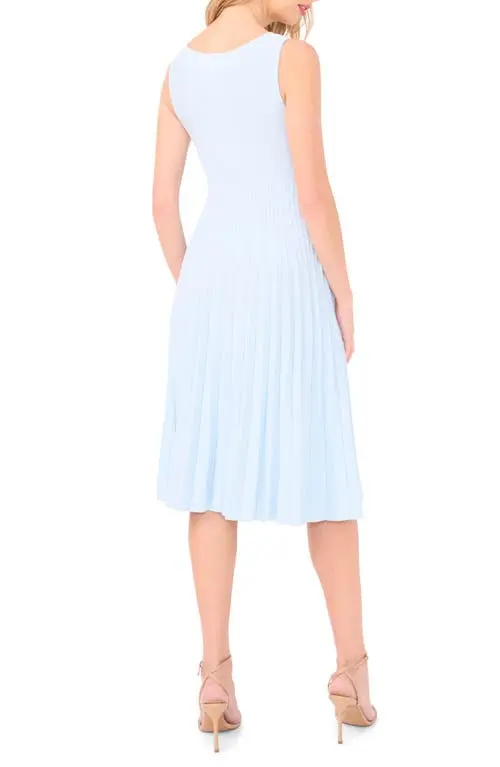 Halogen Sleeveless Knit Drop-waist Dress - Ocean Air