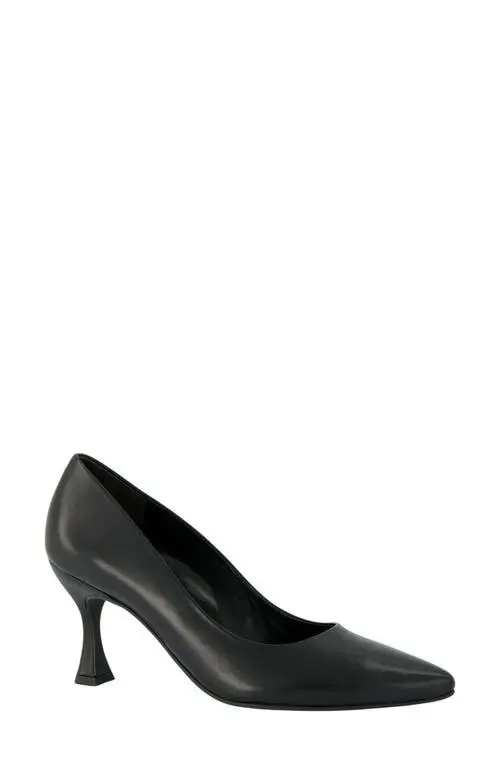 Paul Green Diana Pointed Toe Pump - Black Softnappa