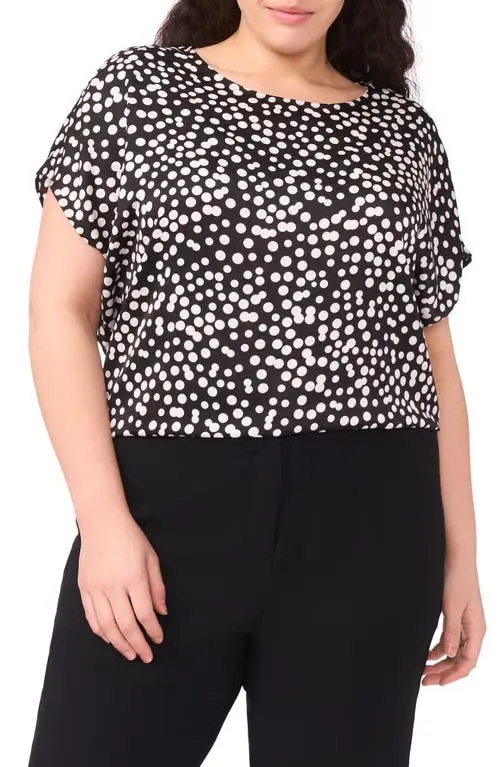 Halogen Polka Dot Crepe Top