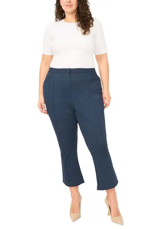 Halogen Pintuck Kick Flare Trousers