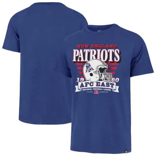 '47 New England Patriots Stripe Splash Franklin Throwback T-shirt