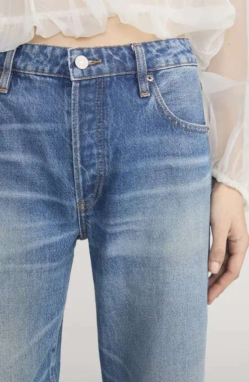FRAME The Essential Straight Leg Jeans - Fighter