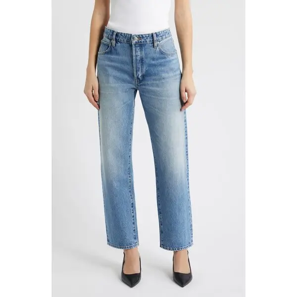 FRAME The Essential Straight Leg Jeans