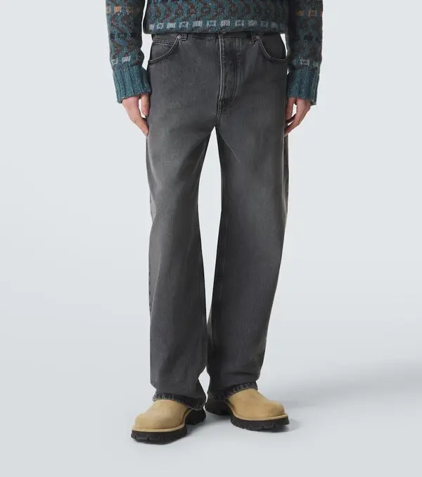 Loewe Straight Jeans - Black