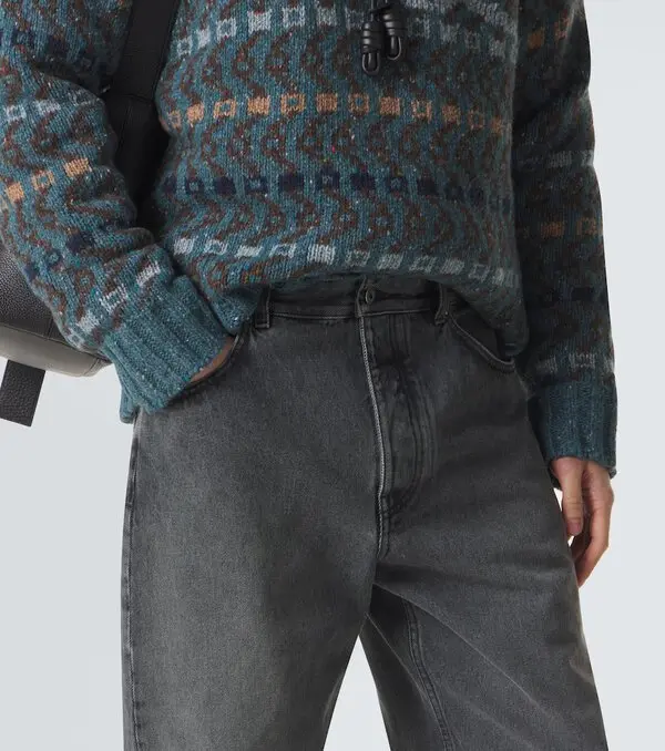 Loewe Straight Jeans - Black