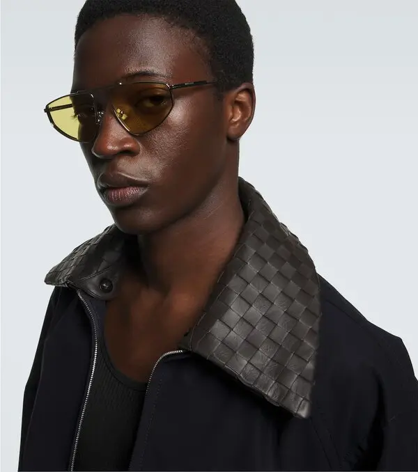 Bottega Veneta Aviator Sunglasses