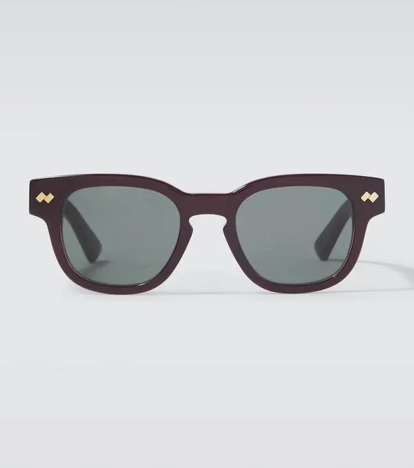 Bottega Veneta Square Frame Sunglasses - Black