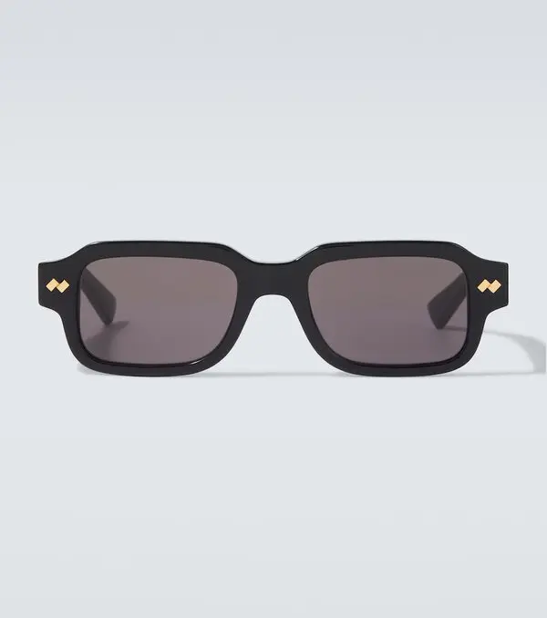 Bottega Veneta Square Sunglasses - Black