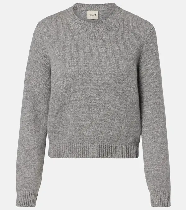 Khaite Leta Cashmere Sweater - Grey