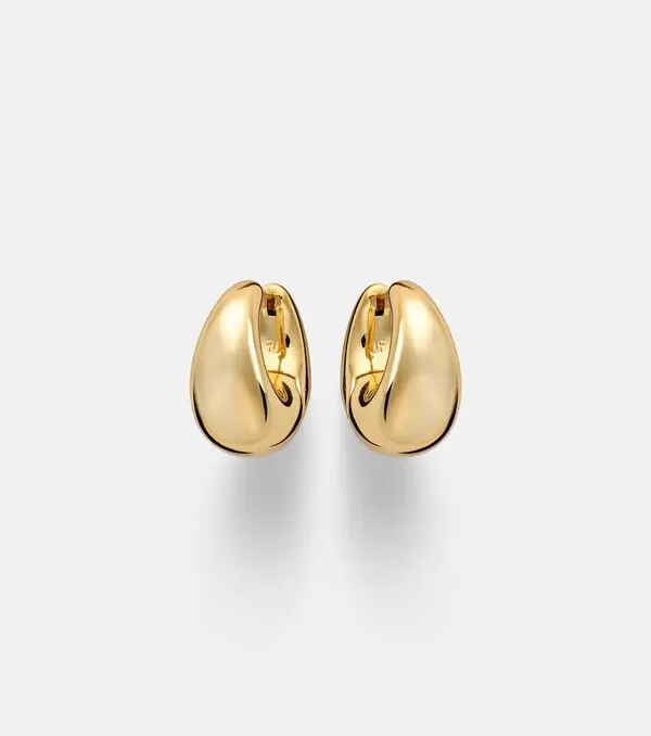 JENNIFER FISHER Dylan -plated Huggie Earrings - Gold