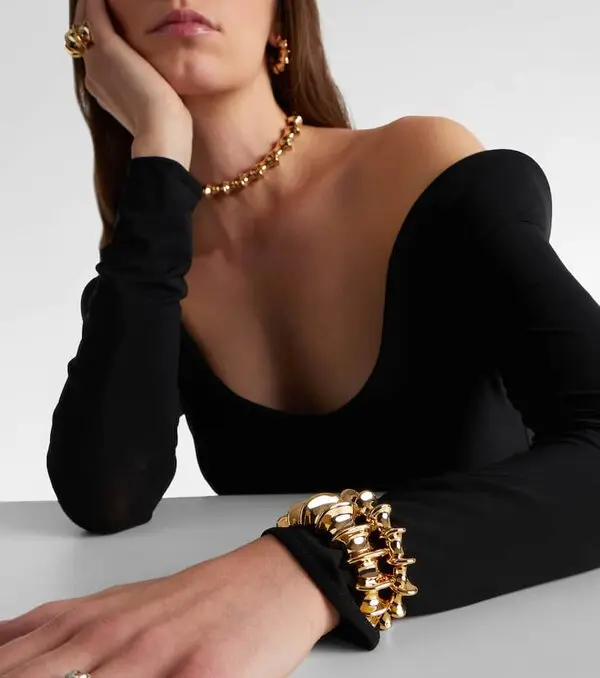 JENNIFER FISHER Murphy -plated Cuff Bracelet - Gold