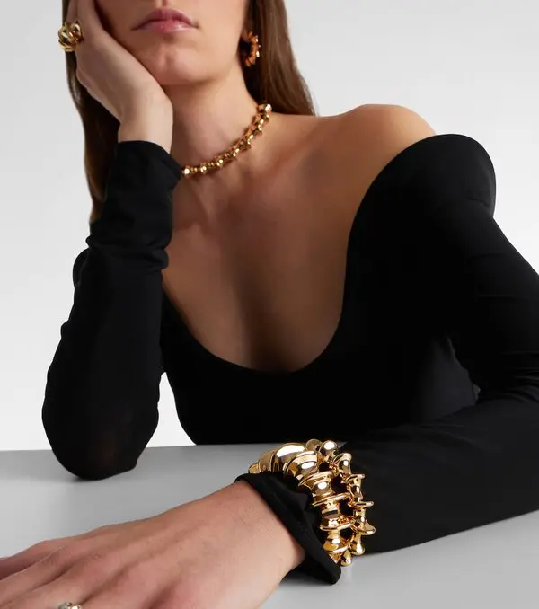JENNIFER FISHER Murphy -plated Cuff Bracelet - Gold