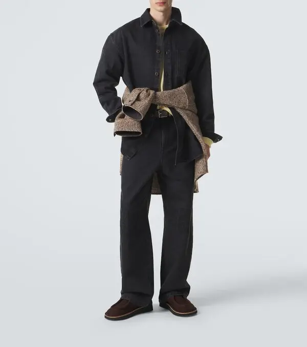 Loewe Anagram Denim Overshirt - Black