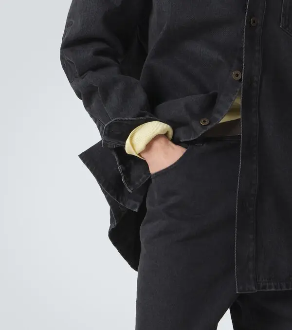 Loewe Anagram Denim Overshirt - Black
