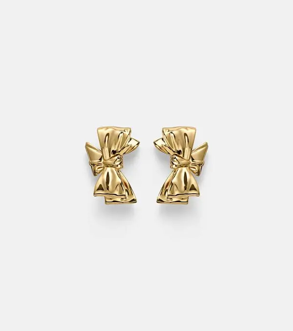 JENNIFER FISHER Bow Small Plated Earrings - Gold