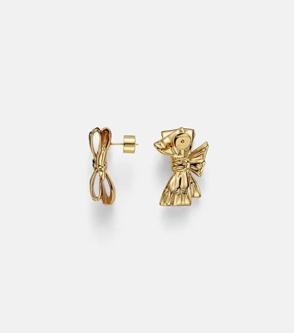JENNIFER FISHER Bow Small Plated Earrings - Gold