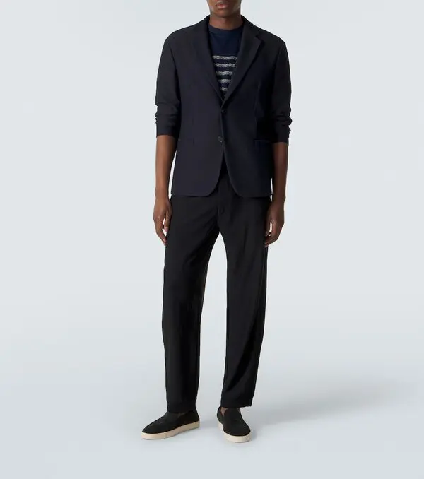 Giorgio Armani Knitted Straight Pants