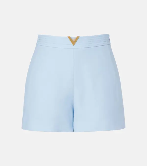 Valentino Garavani Crepe Couture Vgold Shorts