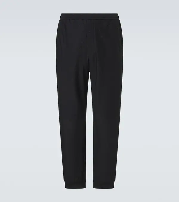 Giorgio Armani Knitted Straight Pants - Black