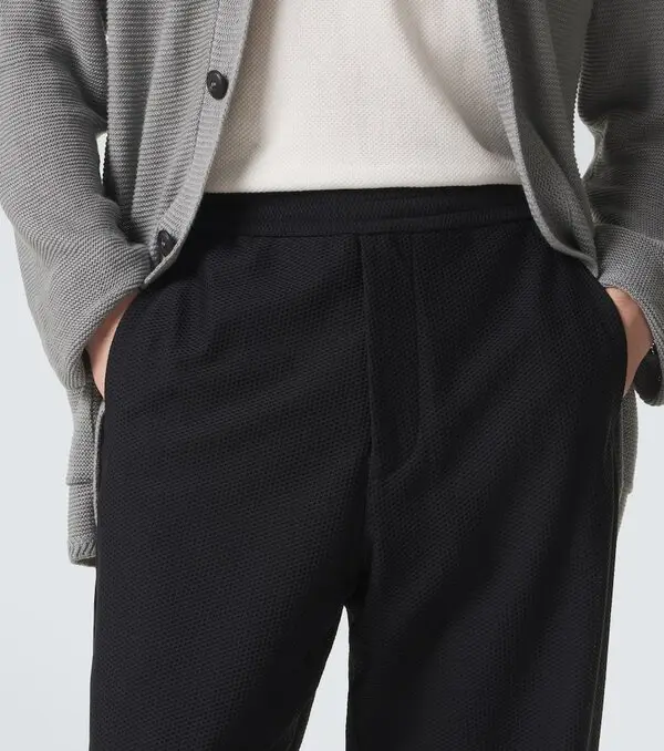 Giorgio Armani Knitted Straight Pants