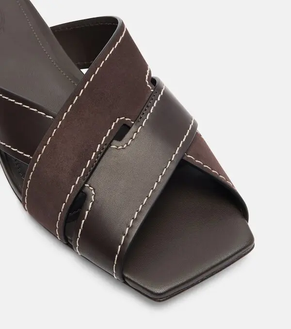 TOD'S Leather Slides