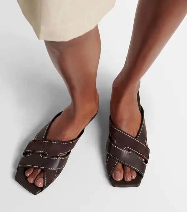 TOD'S Leather Slides