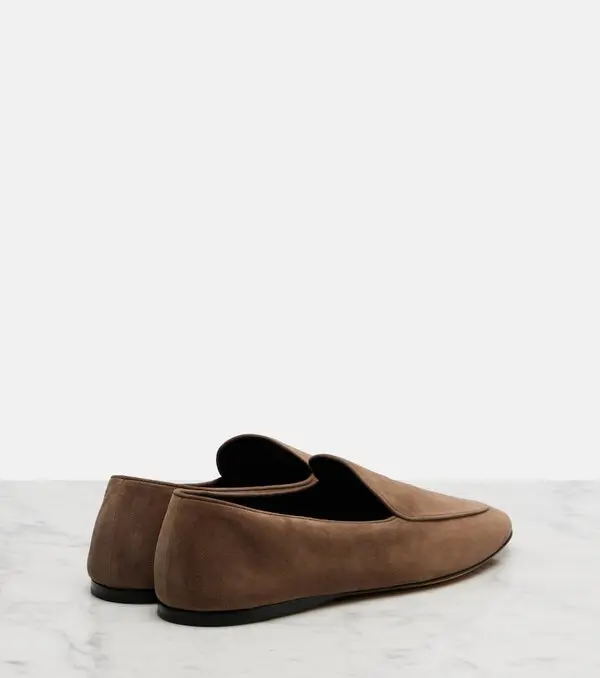 THE ROW Suede Loafers