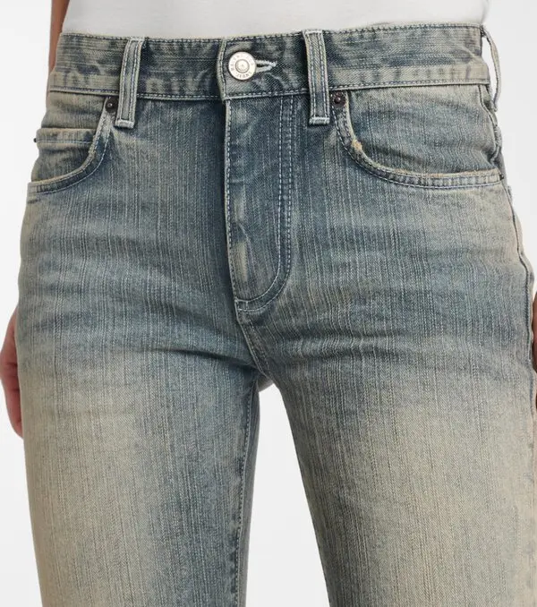 Balenciaga Low-rise Capri Jeans - Blue
