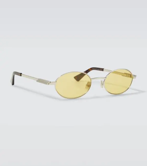 Bottega Veneta Oval Frame Sunglasses