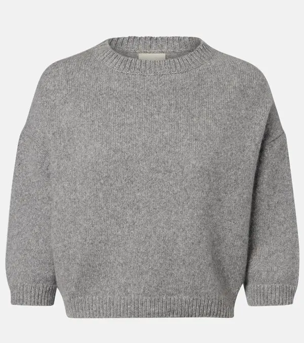Khaite Sabina Cropped Cashmere Sweater