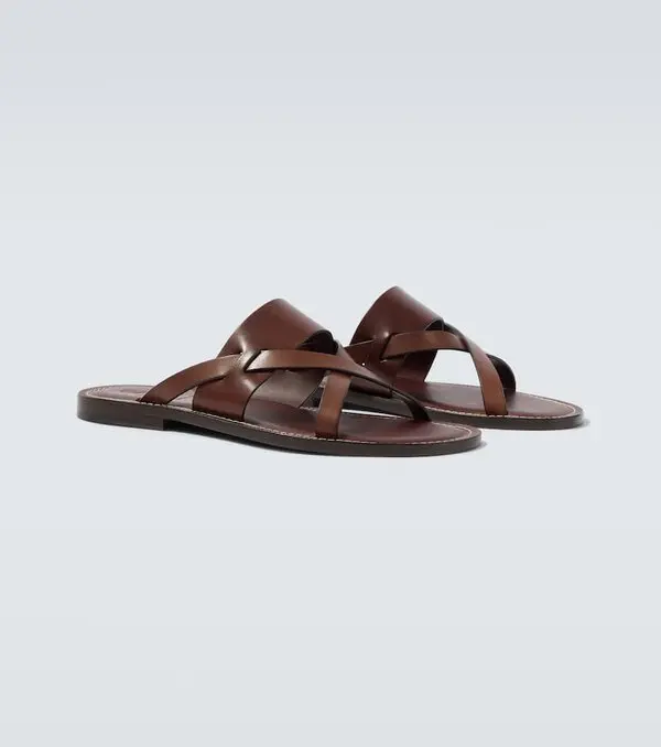 Brunello Cucinelli Leather Sandals