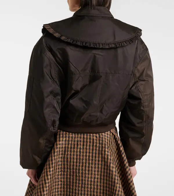 GANNI Duchess Bomber Jacket