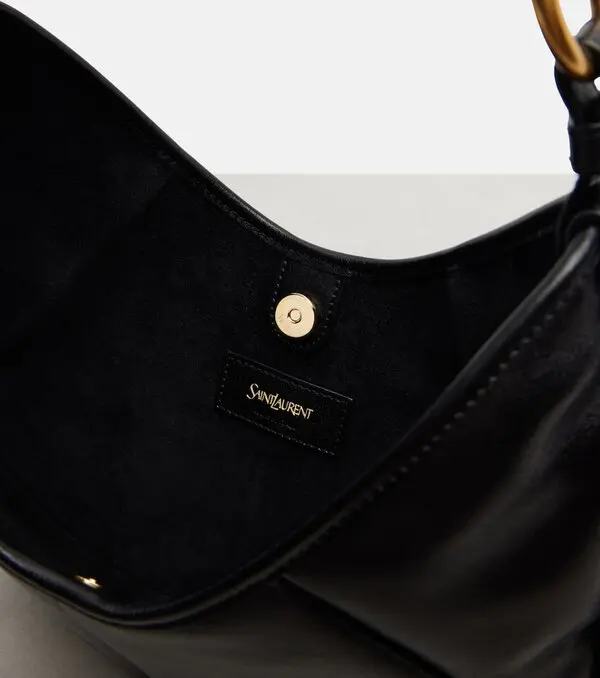 Saint Laurent Mombasa Small Shoulder Bag - Black