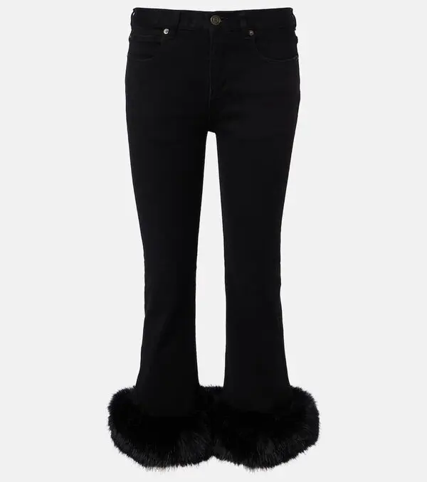 Balenciaga Low-rise Capri Jeans